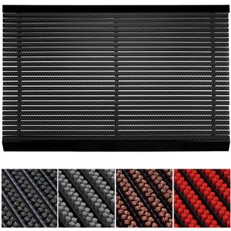 Casa Pura Casa Pura - Paillasson Power-Brush Résistant aux uv Noir 60 x 90 cm