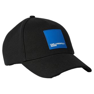 Karl Lagerfeld Karl Lagerfeld Jeans, Herren, Box Logo Cap, Schwarz, One Size