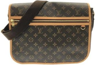 Louis Vuitton Sac bandouli&egrave;re vintage Pre-owned en toile - Femme - Pre-owned - Brun - Taille: ONE Size