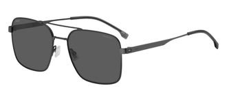 BOSS Sonnenbrillen Boss BOSS 1695/S RUTHENIUM/GREY 58/18/150 Herrenbrillen