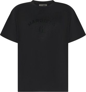 Maison Margiela 6 T-Shirt - - Tops - Herren - Schwarzk - L