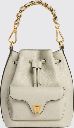 Coccinelle Beat Generation Mini-Beuteltasche aus Leder mit geflochtenem Henkel