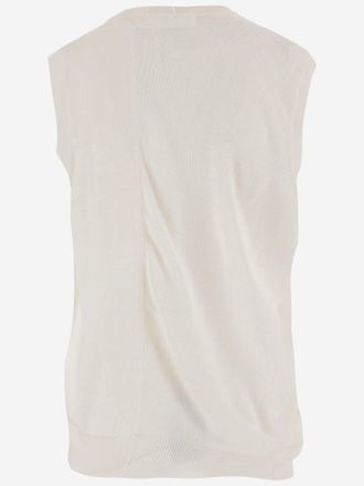 Niccol&ograve; Pasqualetti Womens Merino Wool Cardigan Cream Sweater