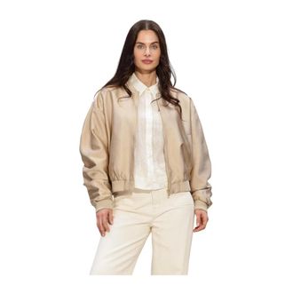 Nukus Babette Bomber - - Jackets - Damen - Beige - 2XL