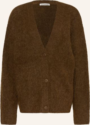 Frankie Shop Strickjacke Elland Aus Alpaka braun