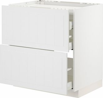 IKEA METOD / MAXIMERA Unterschr.f Kochf/2 Fronten/3 Sch