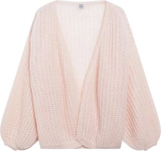 Toteme Femme, Pulls, Rose, Taille: 38 FR Puffed Cardigan