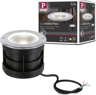 Paulmann Bodeneinbauleuchte Floor, IP67, 3000K, 6W, 230V, Edelstahl