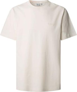 Pepe Jeans London T-Shirt Connor pour Homme, Blanc (Antique White), XXL, Blanc (Blanc Vieilli), XXL