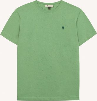 Faguo T-shirt vert coton - LUGNY