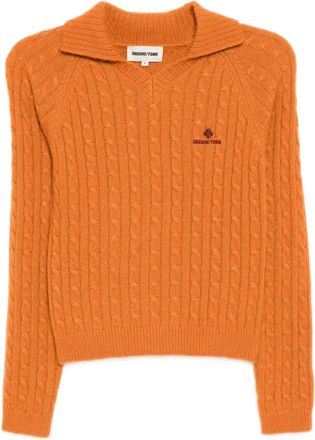 Shushu/Tong haut à logo brodé - Orange