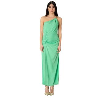 Simona Corsellini Robe &eacute;l&eacute;gante - Femme - Robes - Vert - Taille: 38 FR
