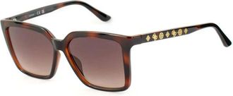 Guess Femme, Accessoires, Brun, Taille: ONE Size Resin Frame Statement Lunettes de soleil