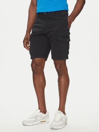 Napapijri Stoffshorts N-Deline NP0A4HOT Schwarz Regular Fit