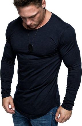 Amaci & Sons Rundhalsshirt FRISCO Langarmshirt