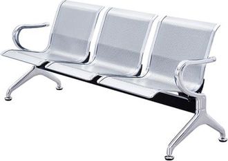 Generic WWERTYY Chaises de Salle dattente 2-3 Places Banc de réception daéroport avec accoudoirs et Dossier Chaises de Bureau Chaises de réception pour aéropo