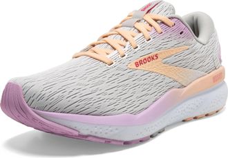 Brooks Damen Ghost 16 Sneaker, White Grey Orchid, 38.5 EU