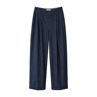 Max Mara Weite Hosen - - Trousers - Damen - Blau - S