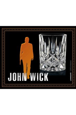 Nachtmann Whiskyglas John Wick, Klar, Glas, 2-teilig, 295 ml, 8.2x8.2x10.2 cm, ISO 9001, Essen & Trinken, Gläser, Schnapsgläser