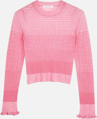 Cecilie Bahnsen Corali Transparenter Pullover