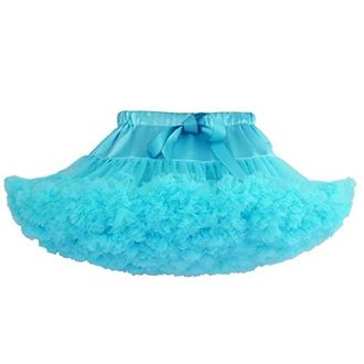 Generic Sizoer Jupe Courte Femme Carnaval Taille &Eacute;lastique Jupes Tutu A Ligne Pliss&eacute;e Mini Jupe en Tulle Parti Ballet Danse Femmes Dress Costume Couleur Unie 