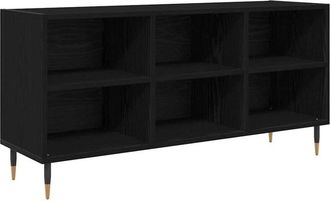 vidaXL TV-Schränk Schwarz Eichen-Optik 103,5 x 30 x 50 cm vidaXL