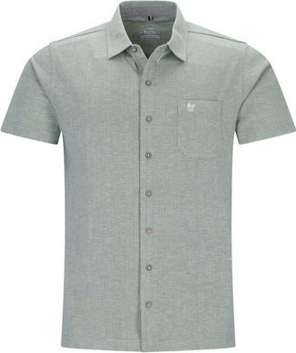 Hajo Poloshirt Polohemd durchgekn&ouml;pft und allover bedruckt in stay fresh Qualit&auml;t