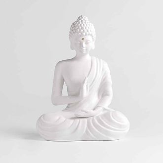R&auml;der Buddha Figur sitzend gro&szlig;