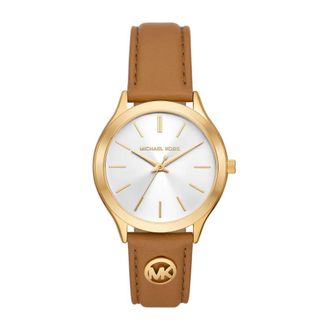 Michael Kors Slim Runway Uhr - - Accessories - Damen - Braun - ONE SIZE