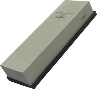 Rockingham Forge SUPERSHARP PRO Schleifstein, feine Körnung 3000 - Professioneller Messerschärfstein mit rutschfester Unterlage, 24 x 8 x 4 cm - Langlebiger, breiterer