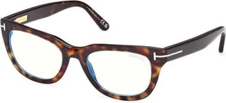 Tom Ford Femme, Accessoires, Brun, Taille: 53 MM Optical Frame