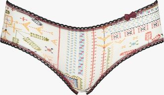 Momoni Culotte imprim&eacute; bords en dentelle