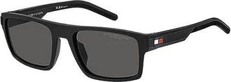 Tommy Hilfiger Th 1977/s 003/M9 MATT BLACK Sunglasses Men Propionate, Standard, 55