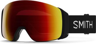 Smith OPTICS I/O MAG 4D Ski- Snowboardbrille BLACK 22 - ChromaPOP Red Mirror Sun NEU