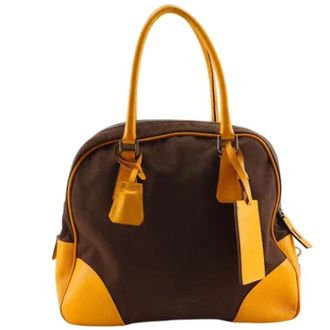 Prada Pre-owned Canvas prada-taschen - - Pre-owned - Damen - Braun - ONE SIZE