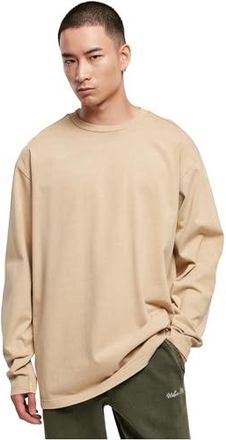 Urban Classics T-Shirt &agrave; Manches Longues &Eacute;pais Oversize Garment Dye Homme Unionbeige XXL