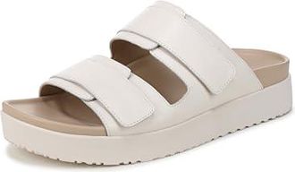 Vionic Sandales Riviera Slide pour femme, Cuir de sel de mer, 38 EU