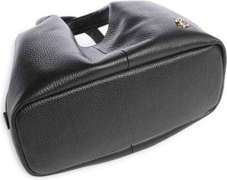 Coccinelle Womens Handbag Black Grained Leather Bags - Handbags / Top-handle-bags