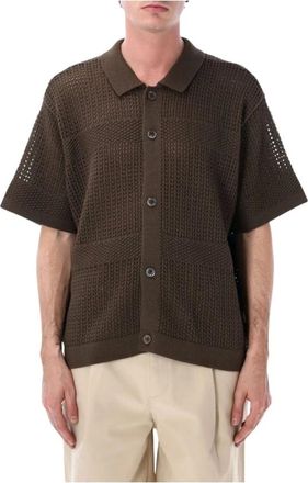 Obey Homme, Pulls, Brun, Taille: L Cardigan Patchwork