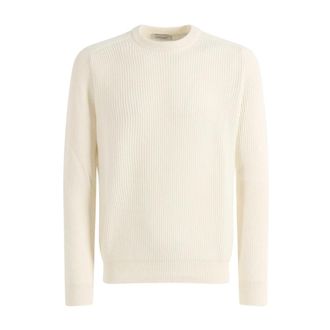 Gran Sasso Paricollo Rundhals Strickpullover - - Knitwear - Herren - Wei&szlig; - XL