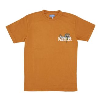 Market Market, Homme, Tops, Orange, Taille: XL Better Call Bear Tee