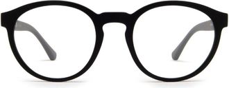 Emporio Armani Sonnenbrille mit rundem Gestell - Schwarz