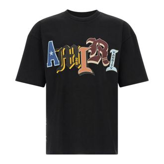 Amiri Homme, Tops, Noir, Taille: XL Varsity Patch T-Shirt