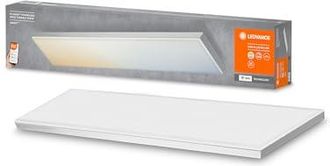 Ledvance Plafonnier LED intelligent, panneau intérieur avec technologie WiFi, couleur de la lumière variable (3000K-6500K), 600mm x 100mm, compatible avec Goog