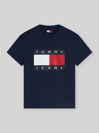 Tommy Jeans Relaxed Fit T-Shirt aus reiner Baumwolle mit Logo-Print