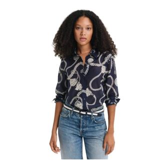 GANT Blouses & Chemises - Femme - Blouses et Chemises - Bleu - Taille: 46 FR