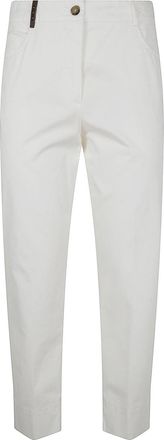 PESERICO Casual Hose - Wei&szlig;