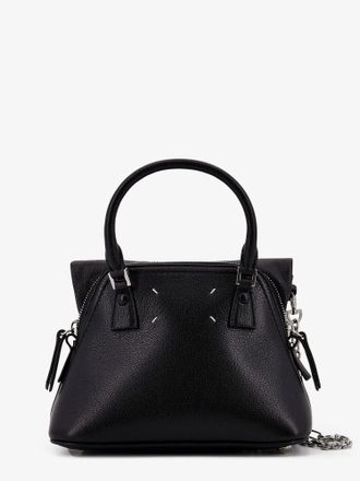 Maison Margiela Womens 5ac Classique Micro Leather Shoulder Bag Black