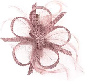 Mcburn Serre-Tête Clip Chapeau de fête (Taille Unique - vieuxrose)