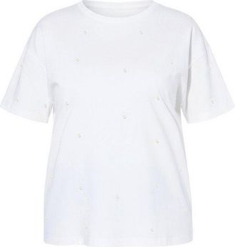 STUDIO UNTOLD T-Shirt T-Shirt Zierperlen Halbarm